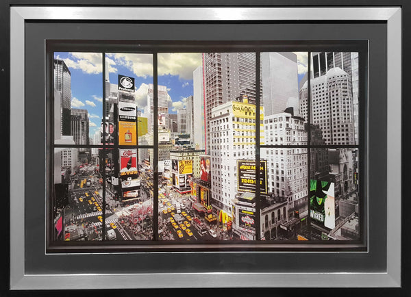 Framed Print of New York City Window – allaboutartaustralia