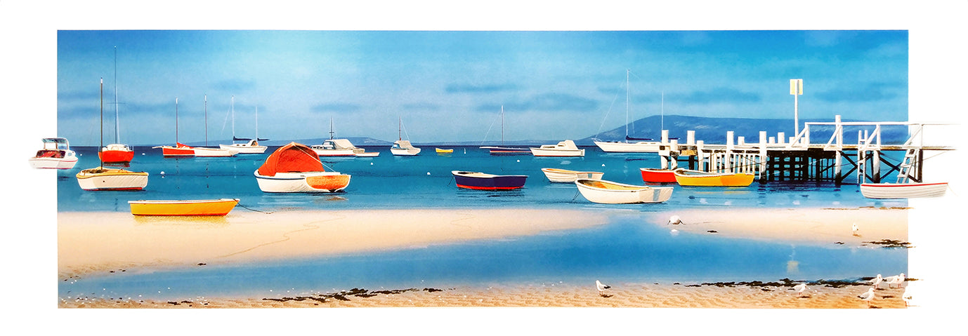 Canvas or Paper Print of Low Tide by Bernie Walsh – allaboutartaustralia